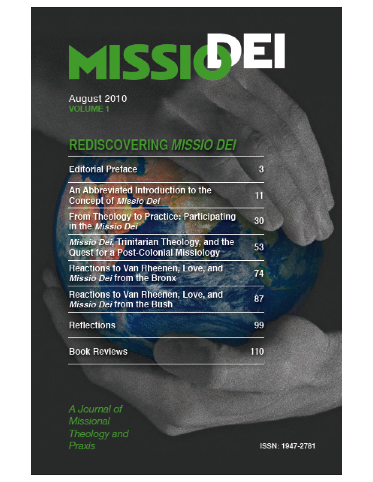 MISSIO DEI Journal « In the Storyline